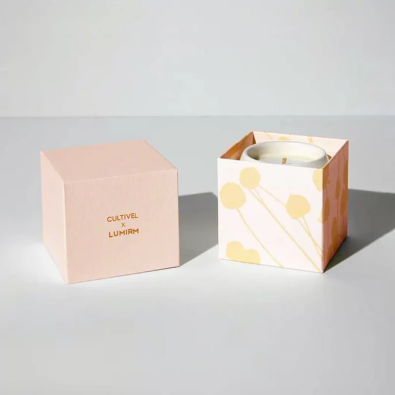 Custom Rigid Candle Boxes Packaging - Box Agency