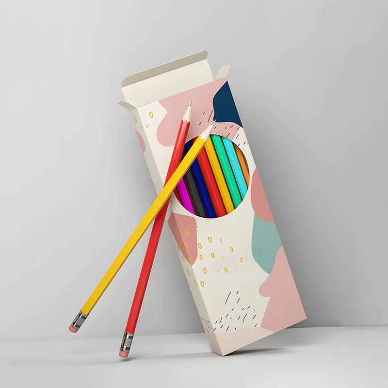 Custom Printed Pencil Packaging Boxes - Box Agency