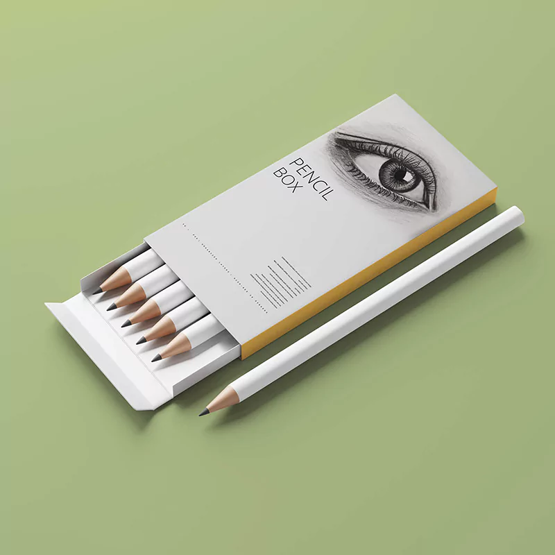 Custom Printed Pencil Packaging Boxes - Box Agency